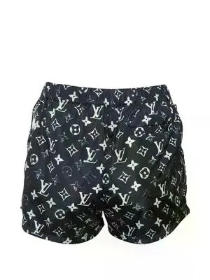 LOUIS VUITTON Monogram Print Zip-fastening Shorts