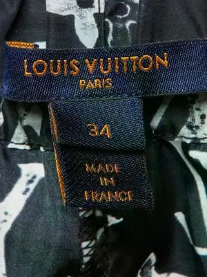 LOUIS VUITTON Monogram Print Zip-fastening Shorts