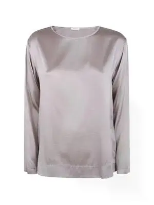 Rossopuro Long-sleeve Blouse - Grey