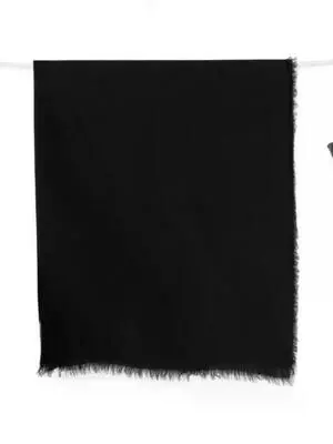 TWINSET Frayed Scarf - Black