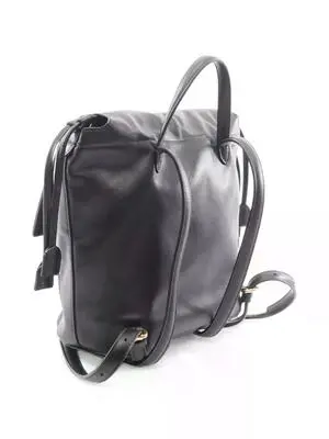Fendi 2010s Ff Leather Backpack