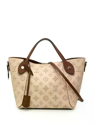 LOUIS VUITTON 2021-2026 Monogram Mahina Hina Pm Satchel - Neutrals