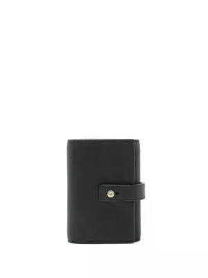 Saint Laurent 2000-2026 Grained Calfskin Sac De Jour 6 Key Holder - Black