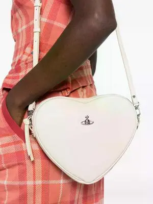 VIVIENNE WESTWOOD Alexa Heart Crossbody Bag - White