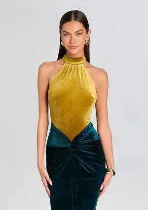 Retrofete Goleta Velvet Dress