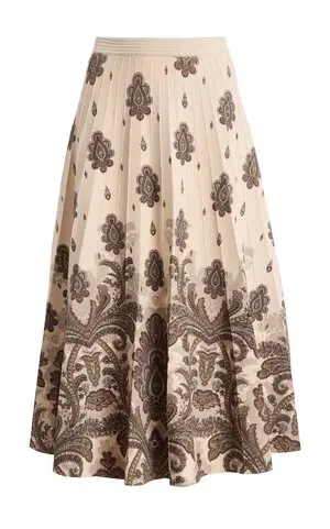 Cara Cara Tavira Knit Midi Skirt - Ivory