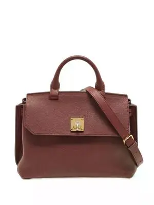 Mcm Milla Flap Handbag - Red