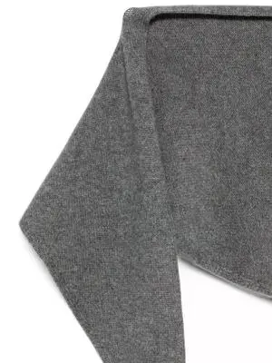 BEYOU Fine-knit Triangular Scarf