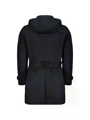 MOORER Belted Hooded Jacket