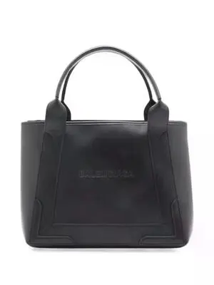 Balenciaga 2015-2026 Leather Navy Cabas S Tote Bag