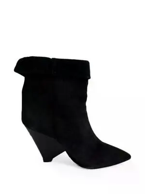 ISABEL MARANT VINTAGE Pointed-toe Ankle Boots - Black