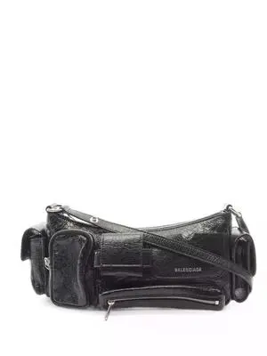 Balenciaga 2010s Small Super Busy Shoulder Bag - Black