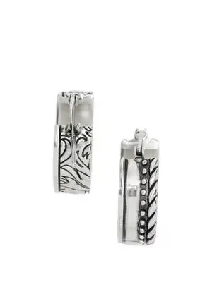 MAISON MARGIELA Engraved Hoop Earrings