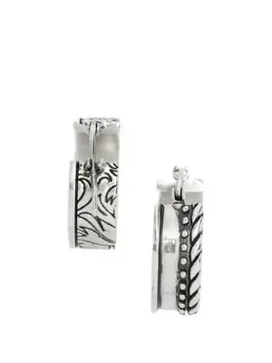 MAISON MARGIELA Engraved Hoop Earrings