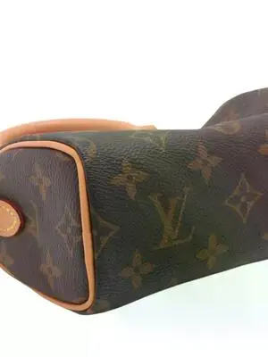 LOUIS VUITTON 2025 Monogram Nano Speedy Bandouliere Satchel - Brown