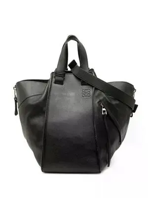 Loewe 2016 Medium Leather Hammock Satchel - Black
