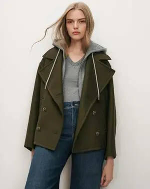 Veronica Beard Franklin Dickey Coat - Cypress