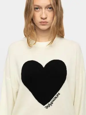 Zadig&Voltaire Soulo Heart Motif Sweater