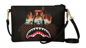 SPRAYGROUND Money Bag Double Take Crossover Clutch Bag