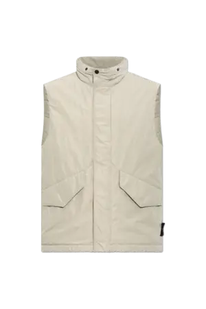 Stone Island Insulated Vest With Stand-up Collar - Grey