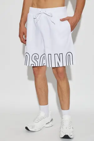 Moschino Shorts With Printed Logo