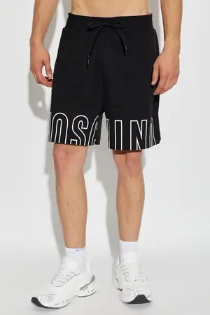 Moschino Shorts With Printed Logo