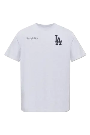 SPORTY & RICH S&r X La Dodgers Cotton T-shirt
