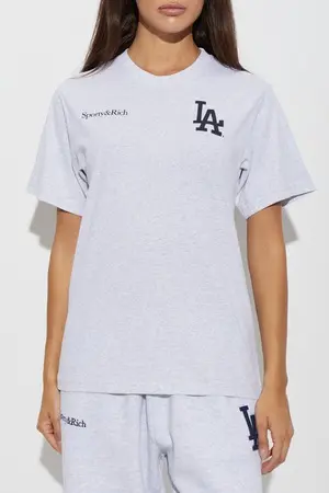 SPORTY & RICH S&r X La Dodgers Cotton T-shirt