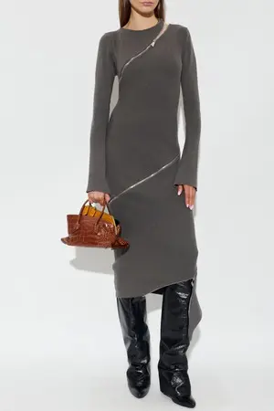Attico Dress With Decorative Zippers