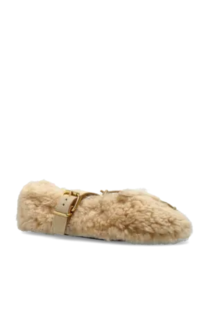 Marni Furry Ballet Flats