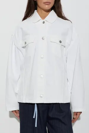 Marni Denim Jacket With Detachable Belt