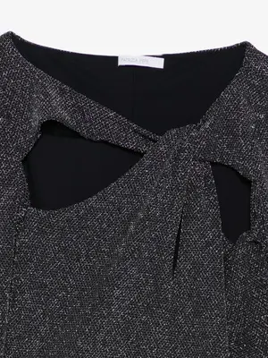Patrizia Pepe Cut-out Bodysuit With Twisted Detail