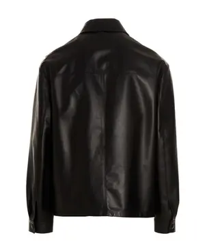 Prada Nappa Leather Shirt