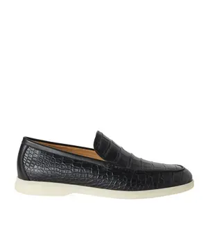 Loro Piana Summer Walk Loafers - Black