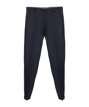 BRIGLIA 1949 Tailored Virgin Wool Trousers - Blue