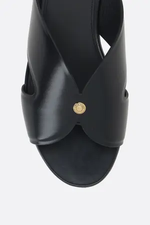 Loro Piana Vera Cross-over Strap Sandals