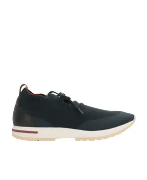 Loro Piana Low Lace-up Sneakers - Black