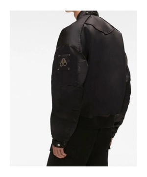 Moose Knuckles Logo Bomber Jacket