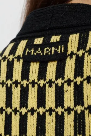 Marni Wool Cardigan With Pockets