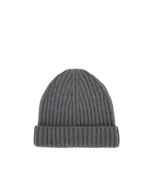 Loro Piana Loro Piana Rib Knitted Hat Black