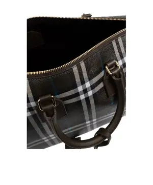 Burberry Bowling Checked Medium Handbag