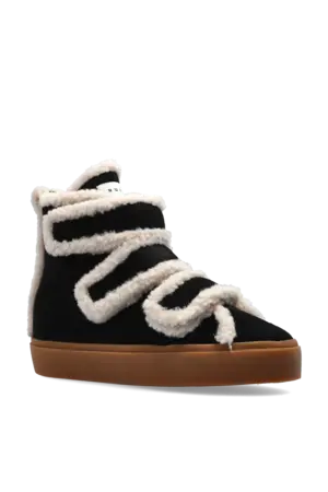 Inuikii Shearling Velcro Wedge” Wedge Shoes