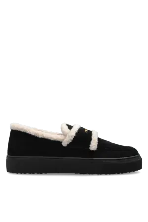 Inuikii Shearling Loafer" Shoes - Black