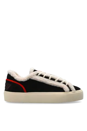Inuikii Lila Shearling Lace Up’ Sports Shoes - Black