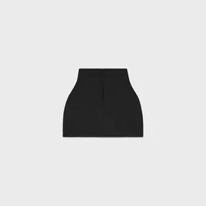 Celine Mini Skirt In Wool And Silk Cady