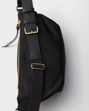 Prada Re-nylon And Saffiano Leather Belt Bag