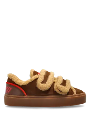 Inuikii Lila Shearling Low' Sports Shoes - Brown