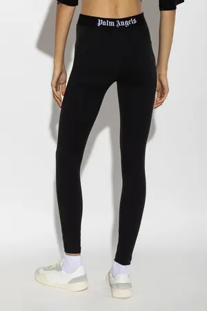 Palm Angels Leggings With Logo