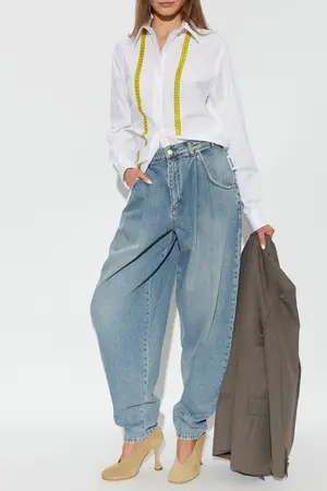 Moschino Pleated Jeans