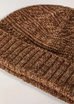 Loro Piana Lima Knitted Cashmere Hat - Brown